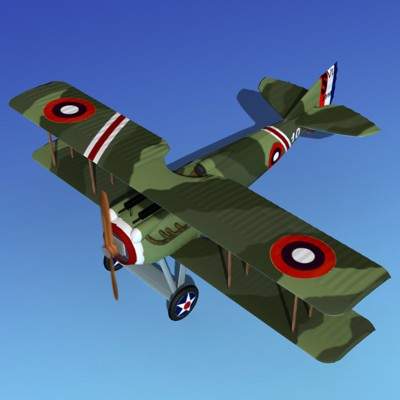SPAD VII V06 - 3D Model by Dreamscape Studios
