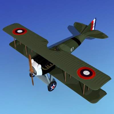SPAD VII V07 - 3D Model by Dreamscape Studios