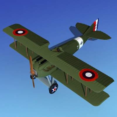 SPAD VII V08 - 3D Model by Dreamscape Studios