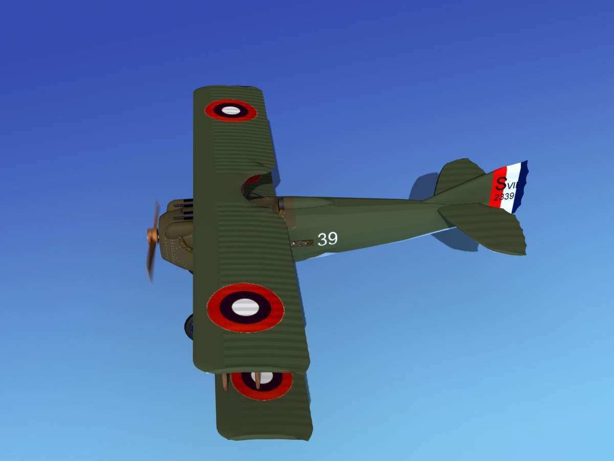 SPAD VII V10 - 3D Model by Dreamscape Studios