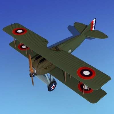 SPAD VII V10 - 3D Model by Dreamscape Studios