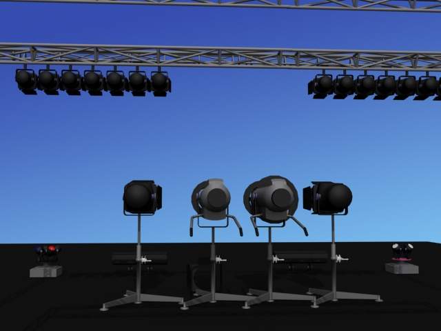 Stage Lighting - 3D Model by Dreamscape Studios