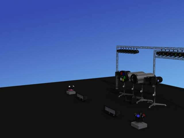 Stage Lighting - 3D Model by Dreamscape Studios