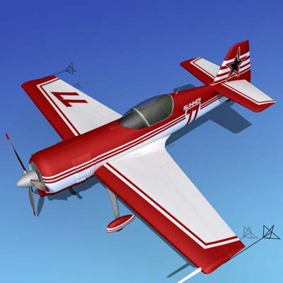 Sukhoi SU-26 Aerobat V01 3D Model by Dreamscape Studios