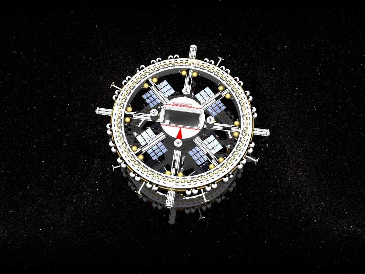 Super Space Station - 3D Model by Dreamscape Studios