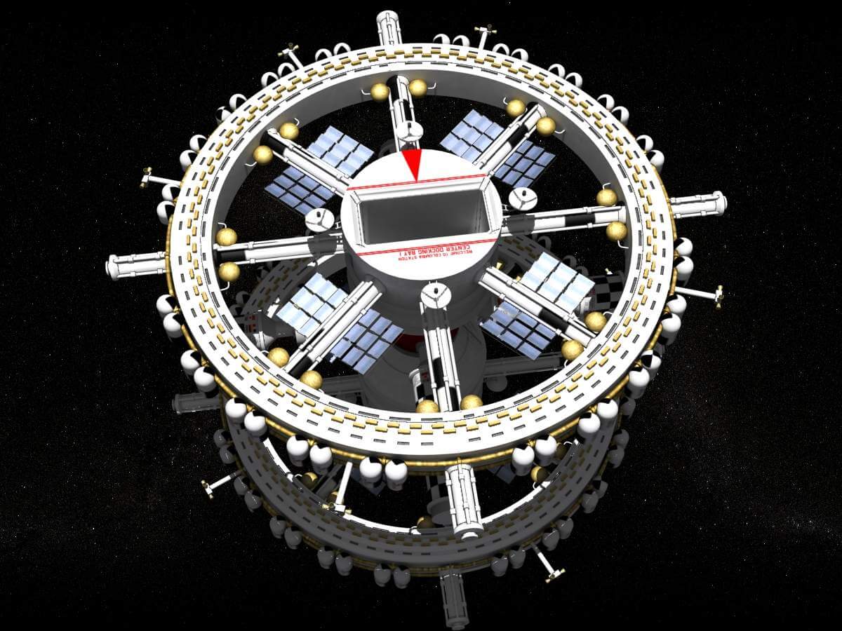 Super Space Station - 3D Model by Dreamscape Studios