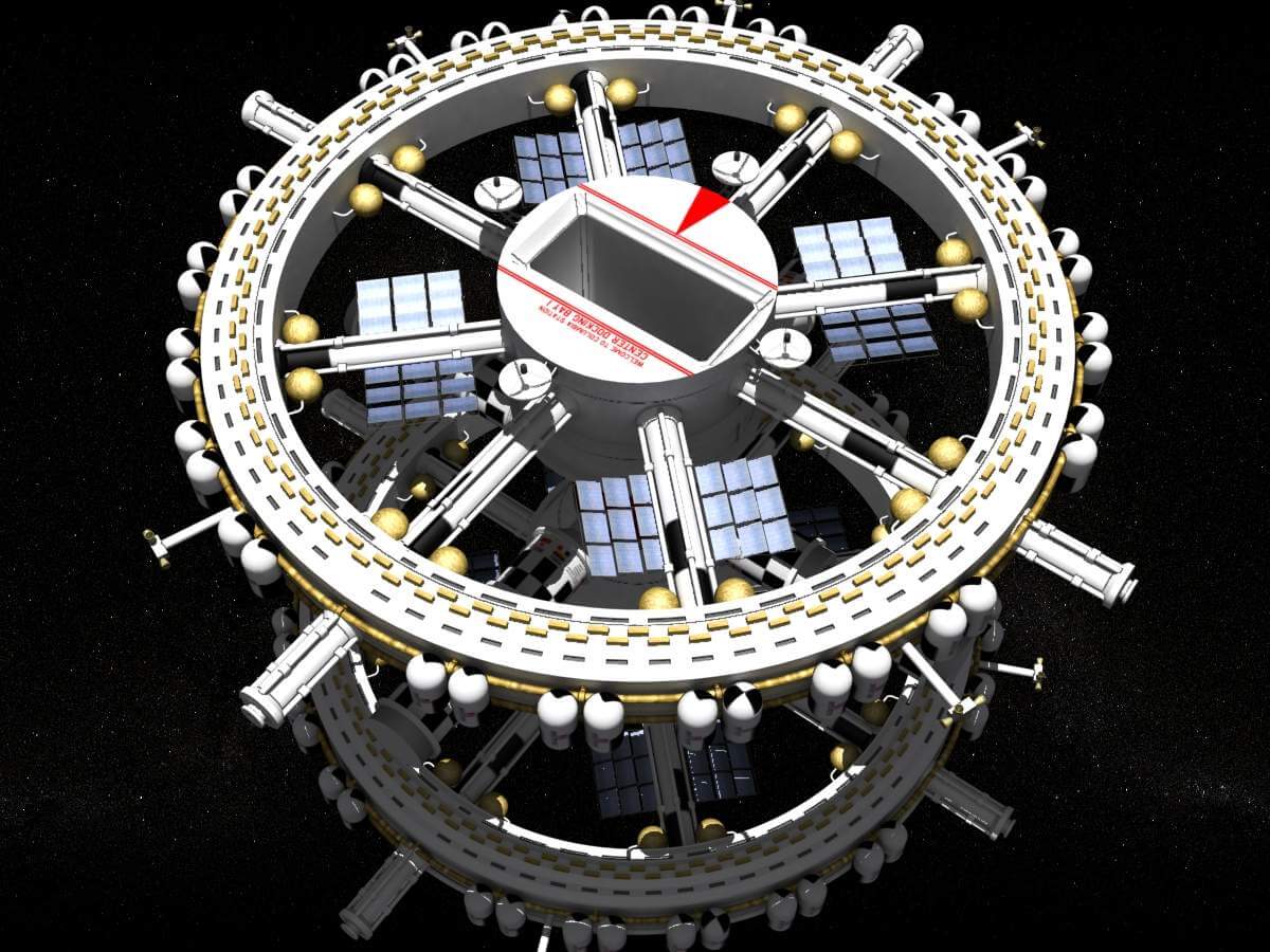Super Space Station - 3D Model by Dreamscape Studios