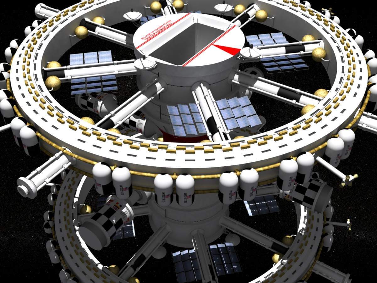 Super Space Station - 3D Model by Dreamscape Studios