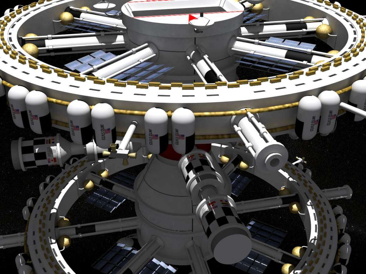 Super Space Station - 3D Model by Dreamscape Studios