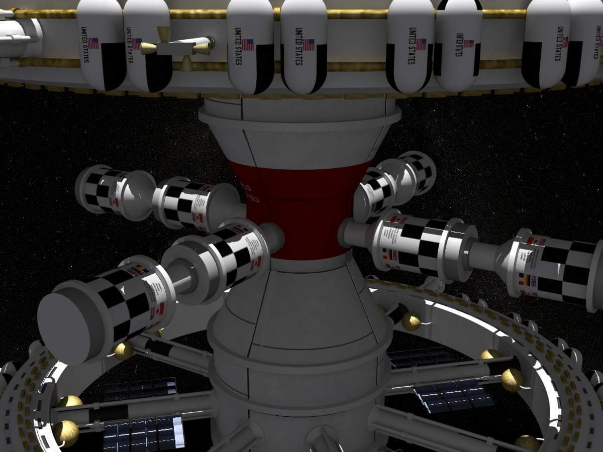 Super Space Station - 3D Model by Dreamscape Studios