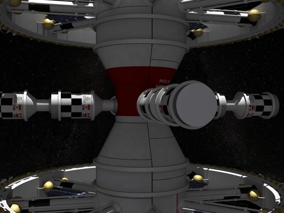 Super Space Station - 3D Model by Dreamscape Studios