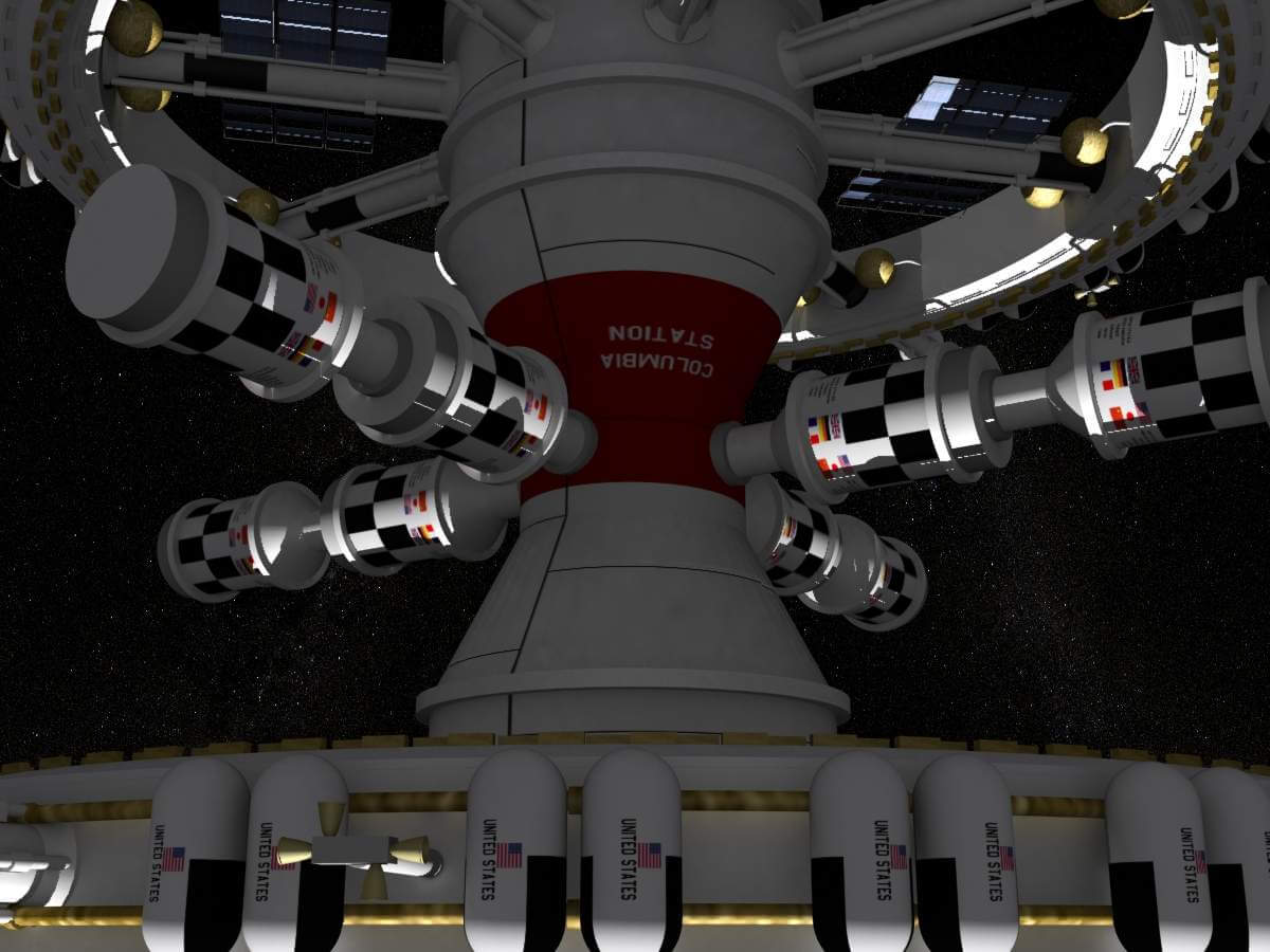 Super Space Station - 3D Model by Dreamscape Studios