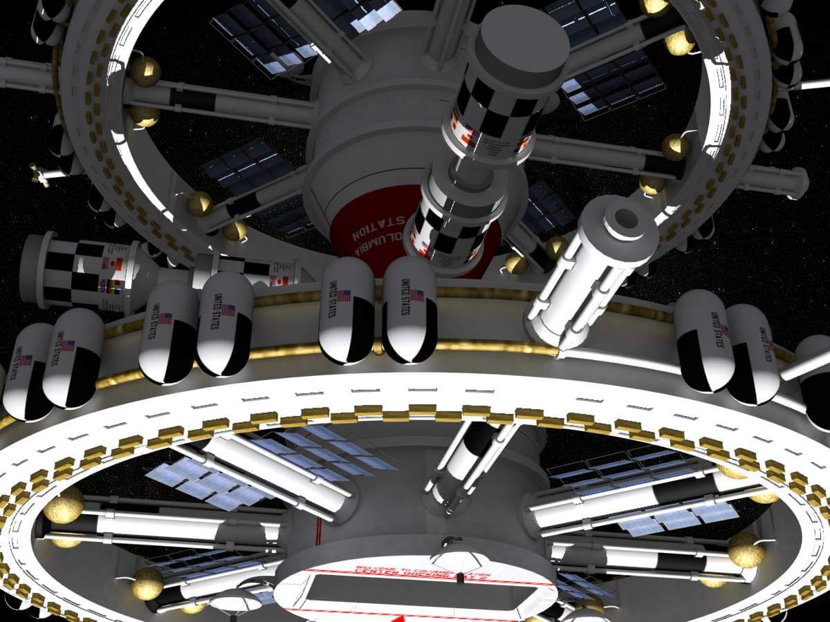 Super Space Station - 3D Model by Dreamscape Studios