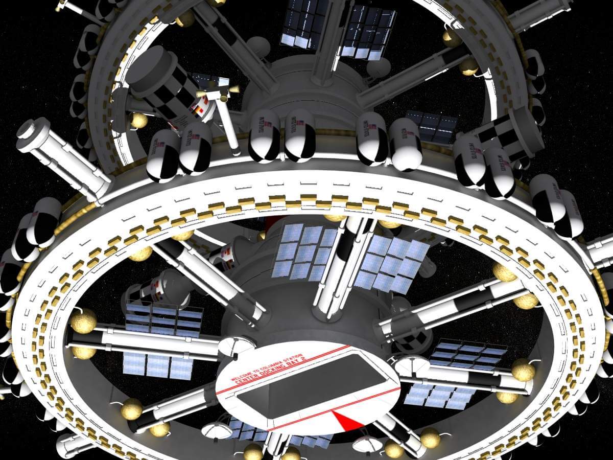 Super Space Station - 3D Model by Dreamscape Studios