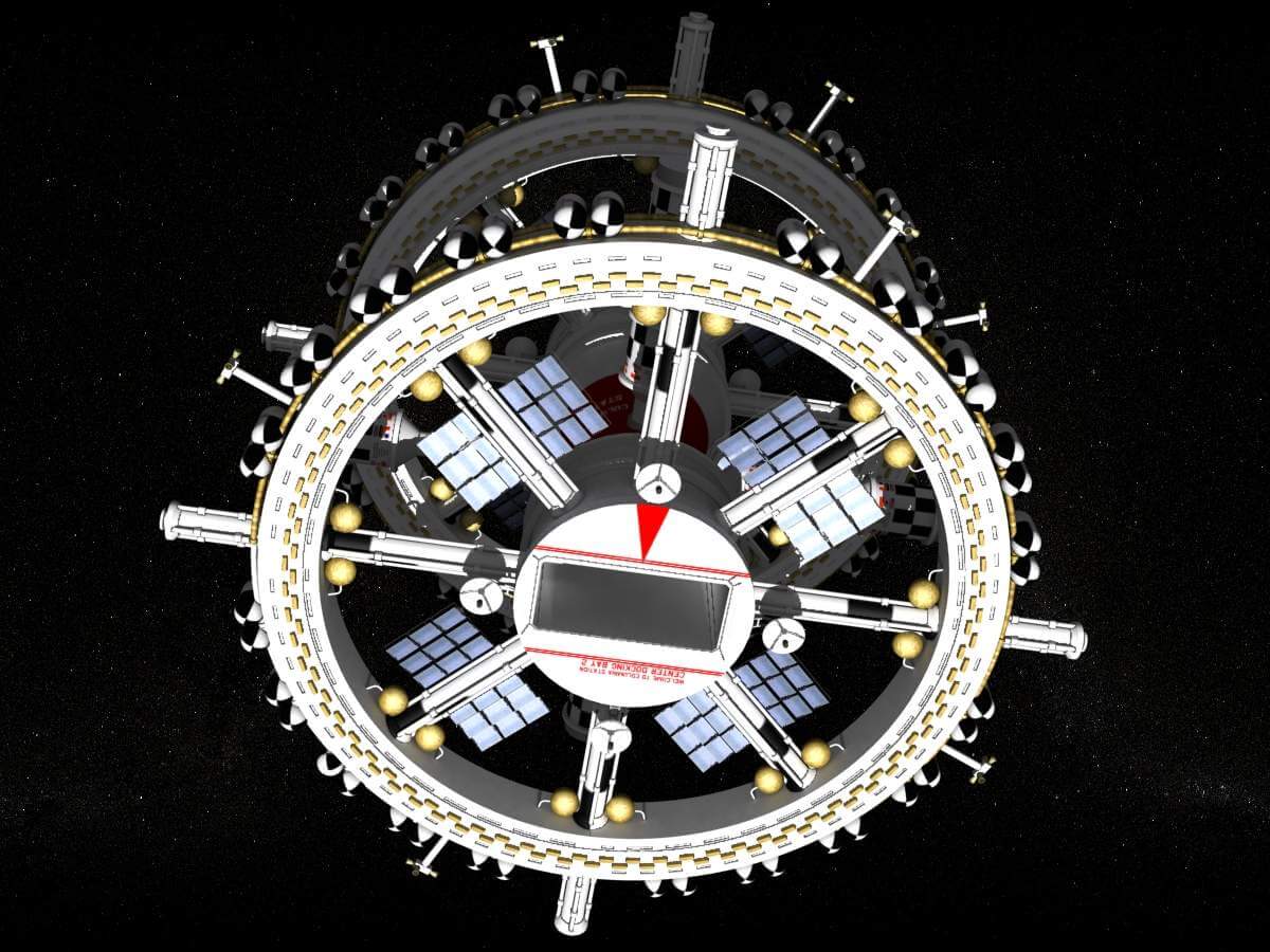 Super Space Station - 3D Model by Dreamscape Studios