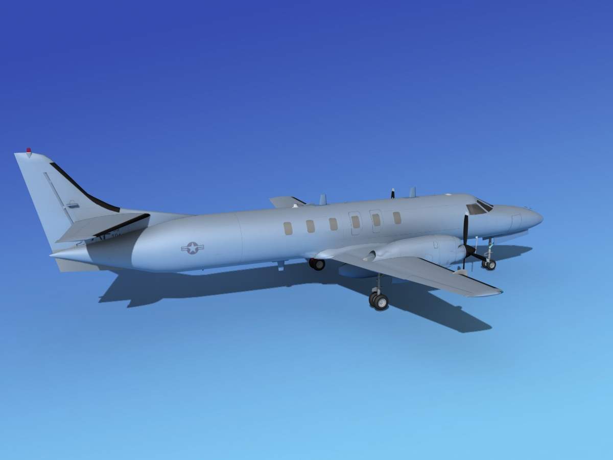 Swearingen C-26 Metroliner II V01 USAF 3D Model by Dreamscape Studios