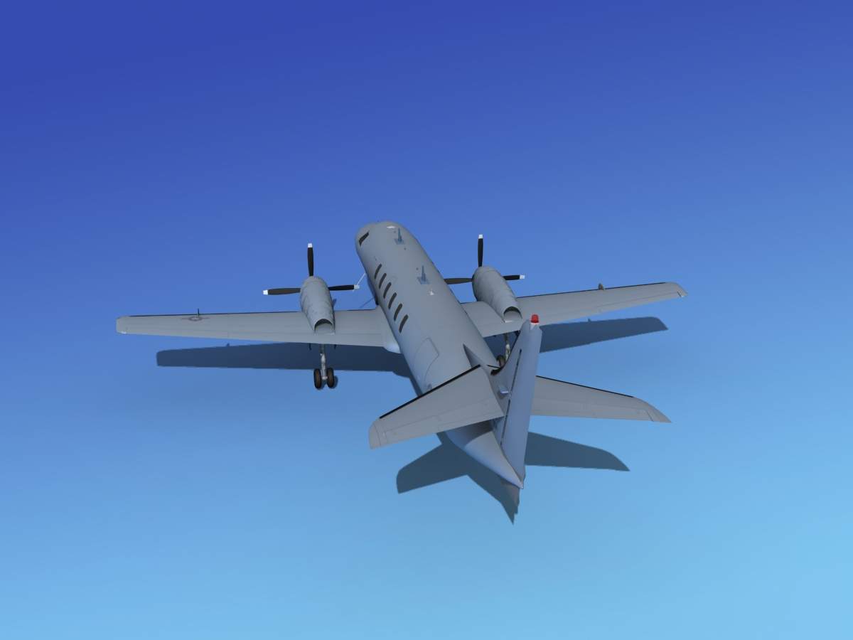 Swearingen C-26 Metroliner II V01 USAF 3D Model by Dreamscape Studios