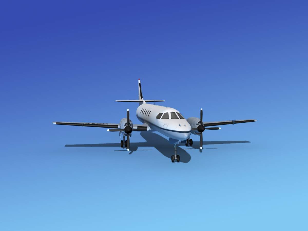 Swearingen C-26 Metroliner II V10 Original Prototype 3D Model by ...