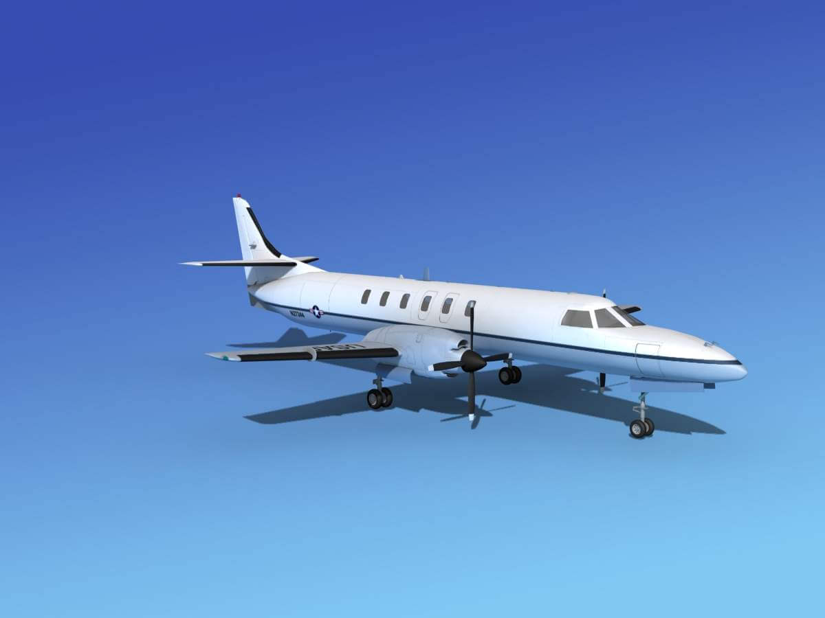 Swearingen C-26 Metroliner II V10 Original Prototype 3D Model by ...