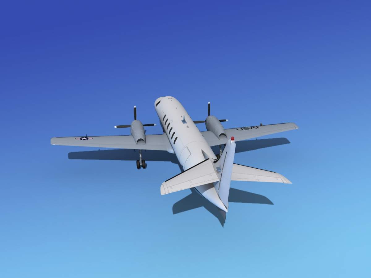 Swearingen C-26 Metroliner II V10 Original Prototype 3D Model by ...