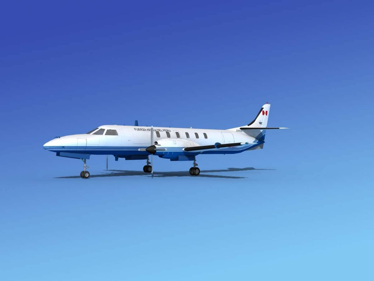 Swearingen C-26 Metroliner II V12 Peru 3D Model by Dreamscape Studios