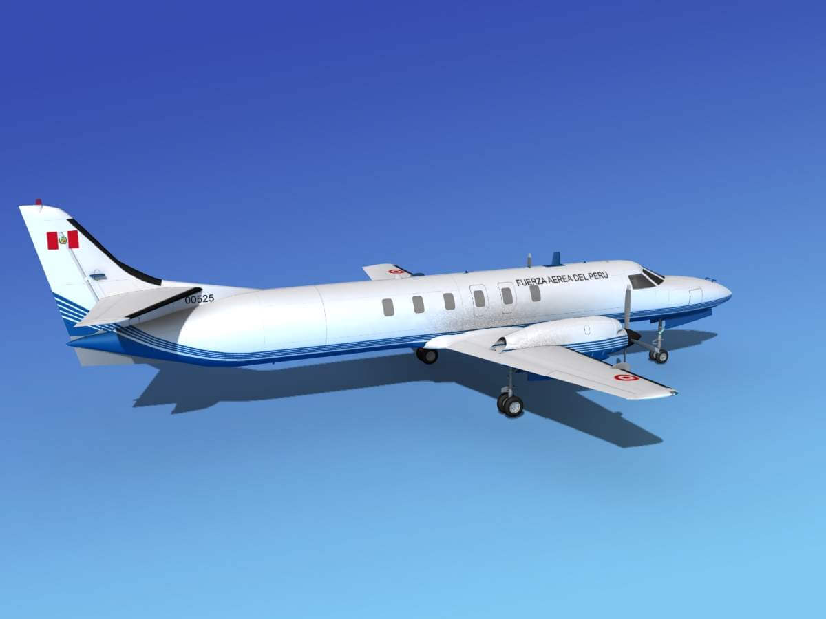Swearingen C-26 Metroliner II V12 Peru 3D Model by Dreamscape Studios