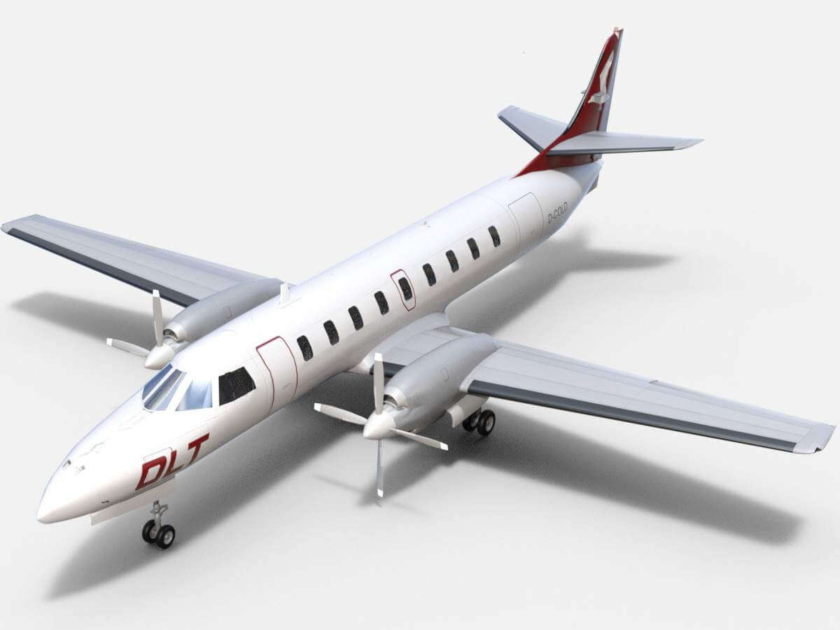 Swearingen SA226 Metroliner OLT - 3D Model by Dreamscape Studios