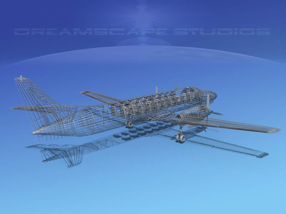Swearingen SA226 Metroliner OLT - 3D Model by Dreamscape Studios