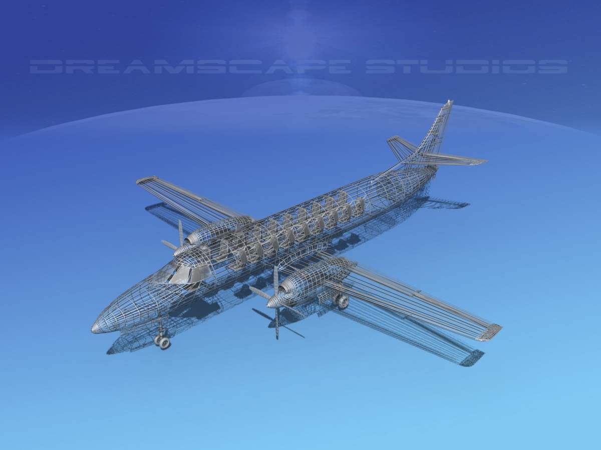 Swearingen SA226 Metroliner OLT - 3D Model by Dreamscape Studios