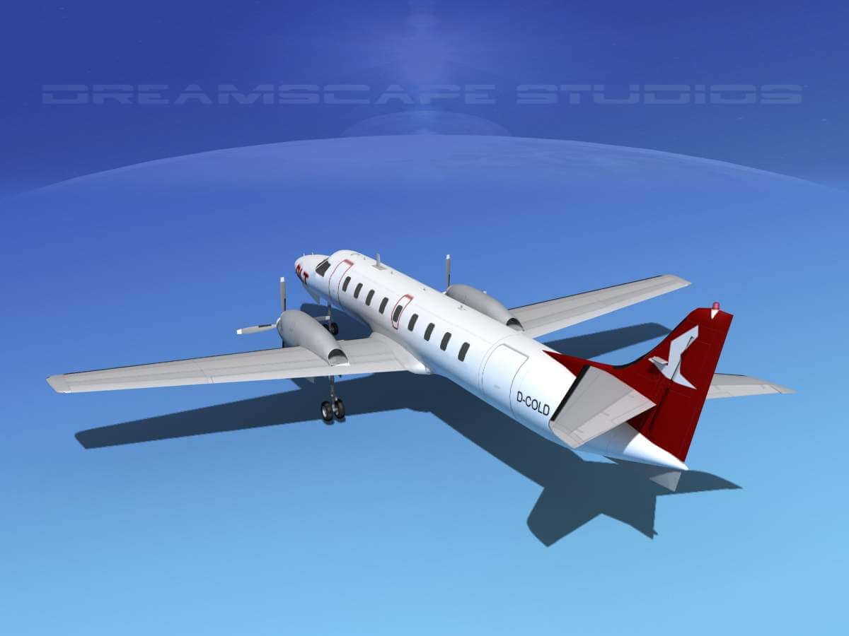 Swearingen SA226 Metroliner OLT - 3D Model by Dreamscape Studios