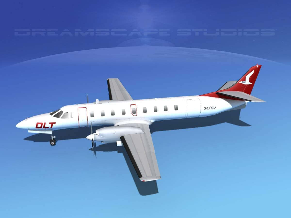 Swearingen SA226 Metroliner OLT - 3D Model by Dreamscape Studios
