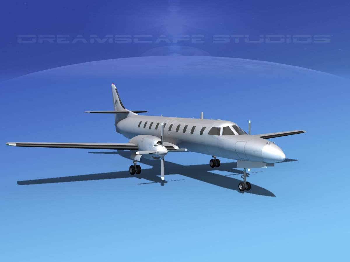 Swearingen SA226 Metroliner V01 USAF - 3D Model by Dreamscape Studios