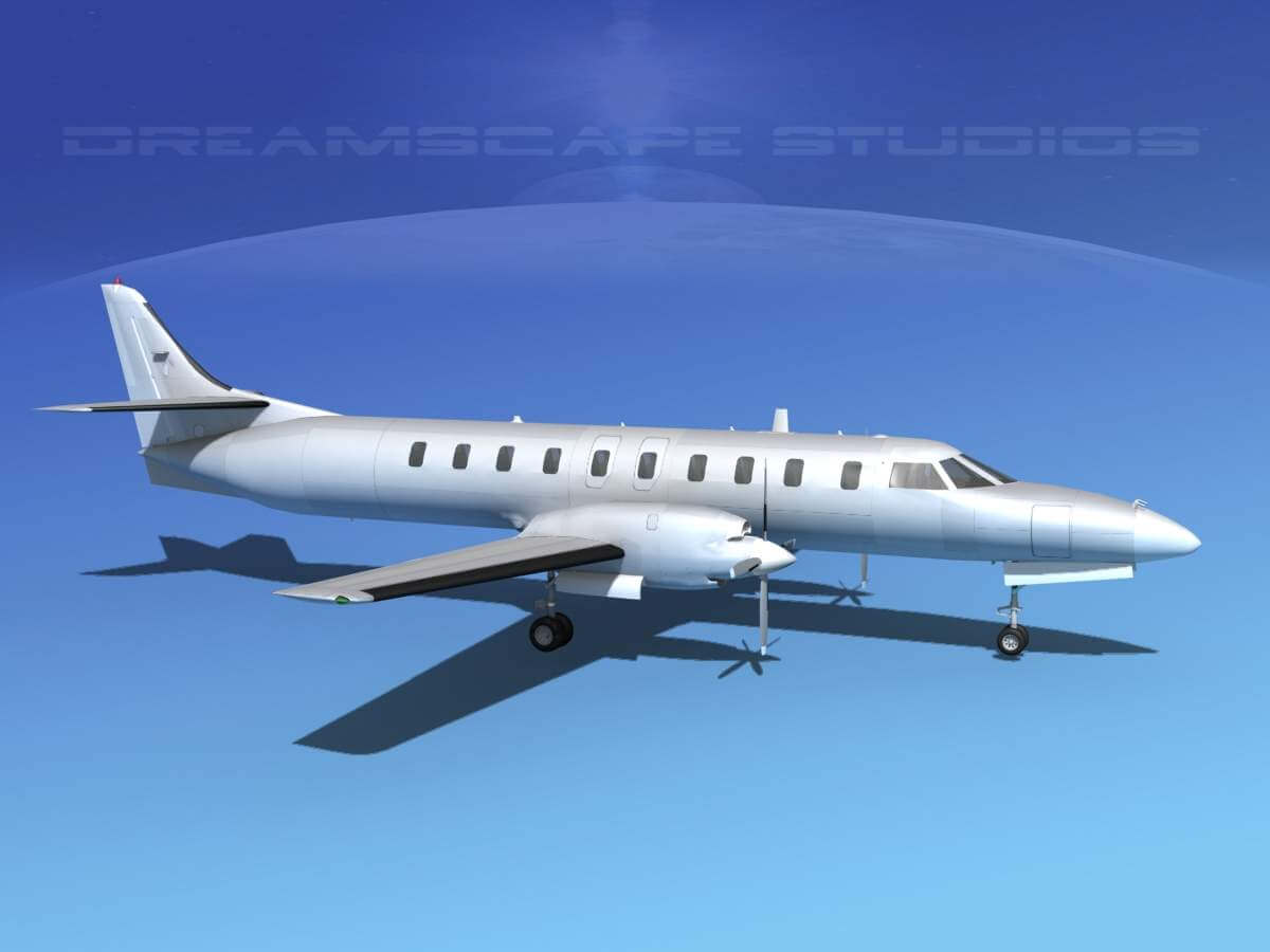 Swearingen SA226 Metroliner V02 USAF - 3D Model by Dreamscape Studios