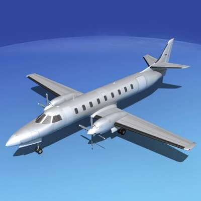Swearingen SA226 Metroliner V03 - 3D Model by Dreamscape Studios