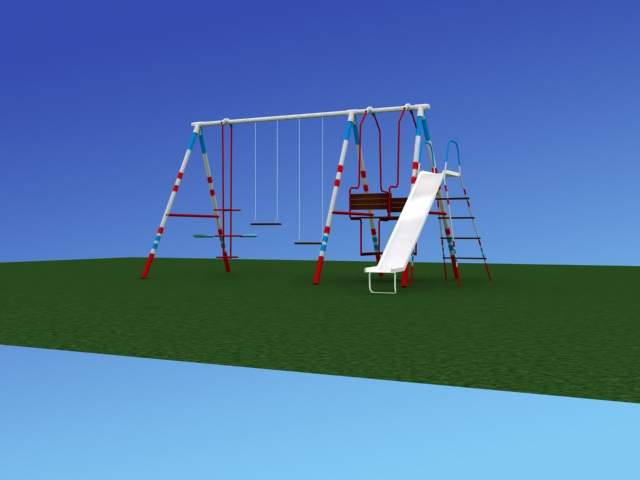 Swing Set - 3D Model by Dreamscape Studios