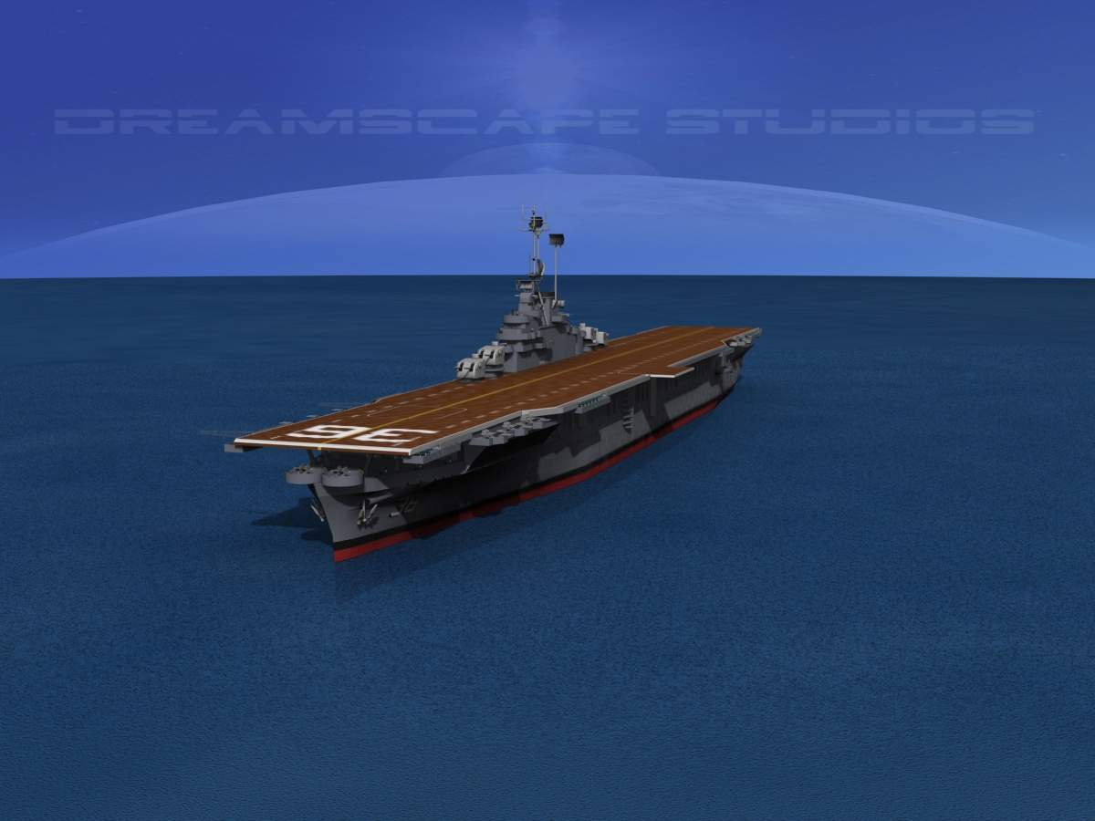 Ticonderoga Class Carrier CV36 USS Antietam - 3D Model by Dreamscape ...