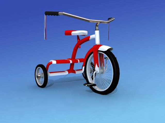 Tricycle - 3D Model by Dreamscape Studios
