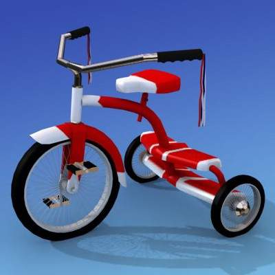 Tricycle - 3D Model by Dreamscape Studios