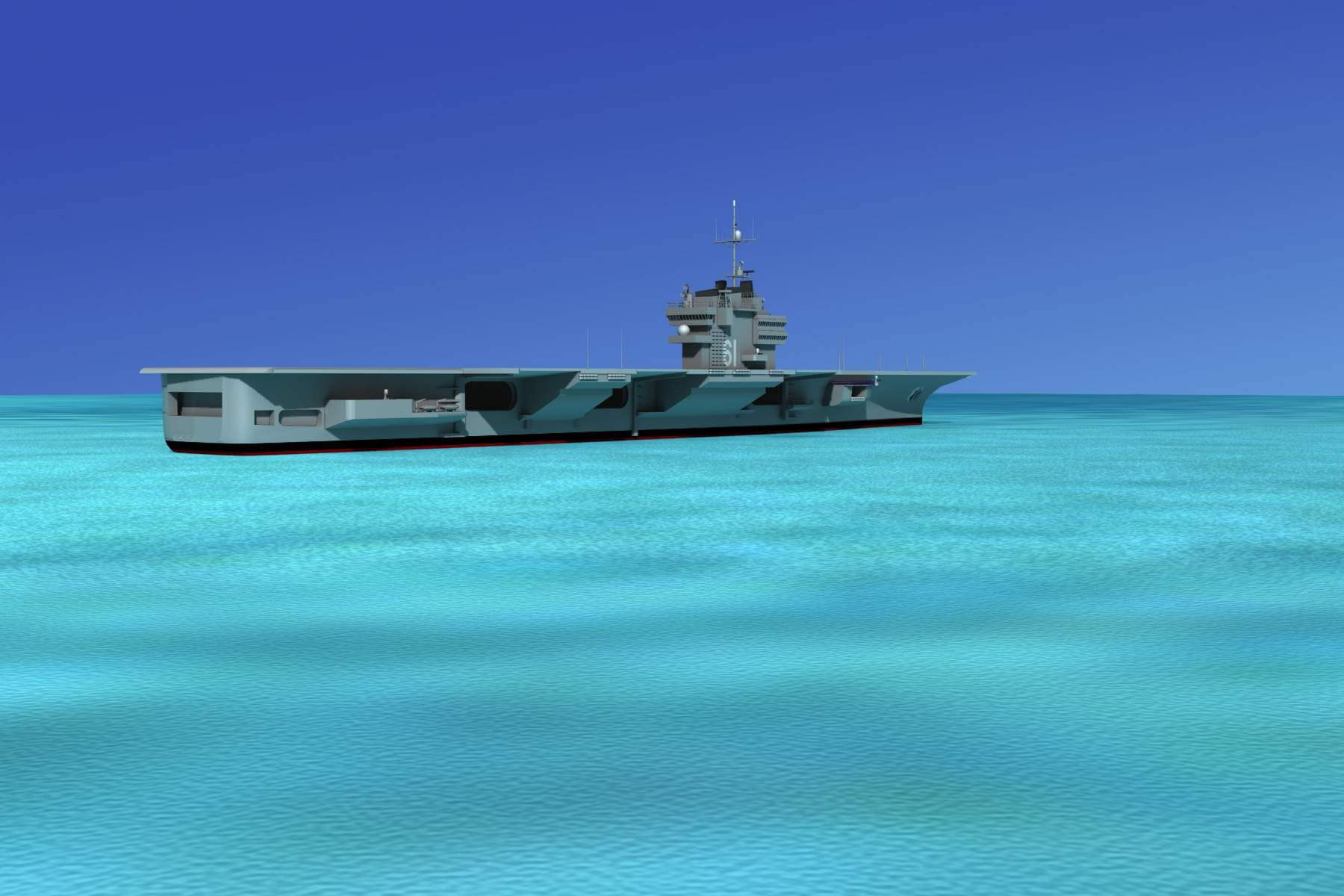 USS Ranger CV61 - 3D Model by Dreamscape Studios