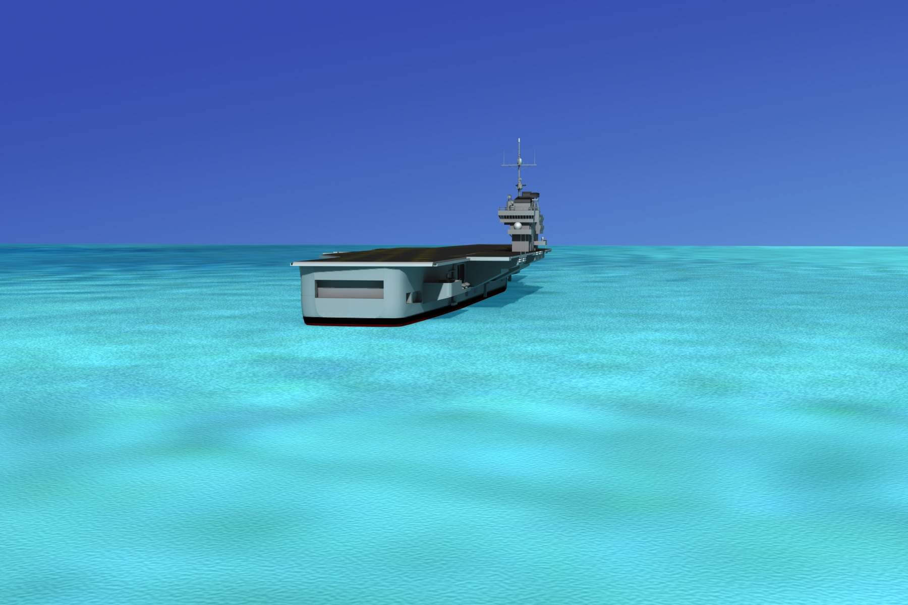 USS Ranger CV61 - 3D Model by Dreamscape Studios