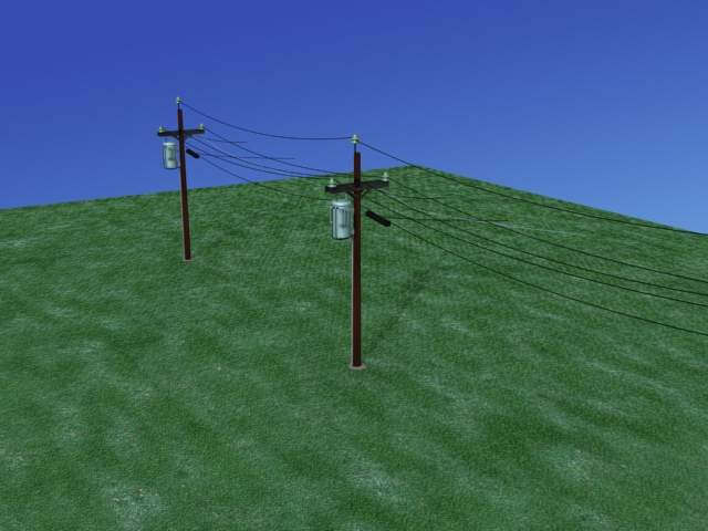 Utility Pole with Transformer - 3D Model by Dreamscape Studios