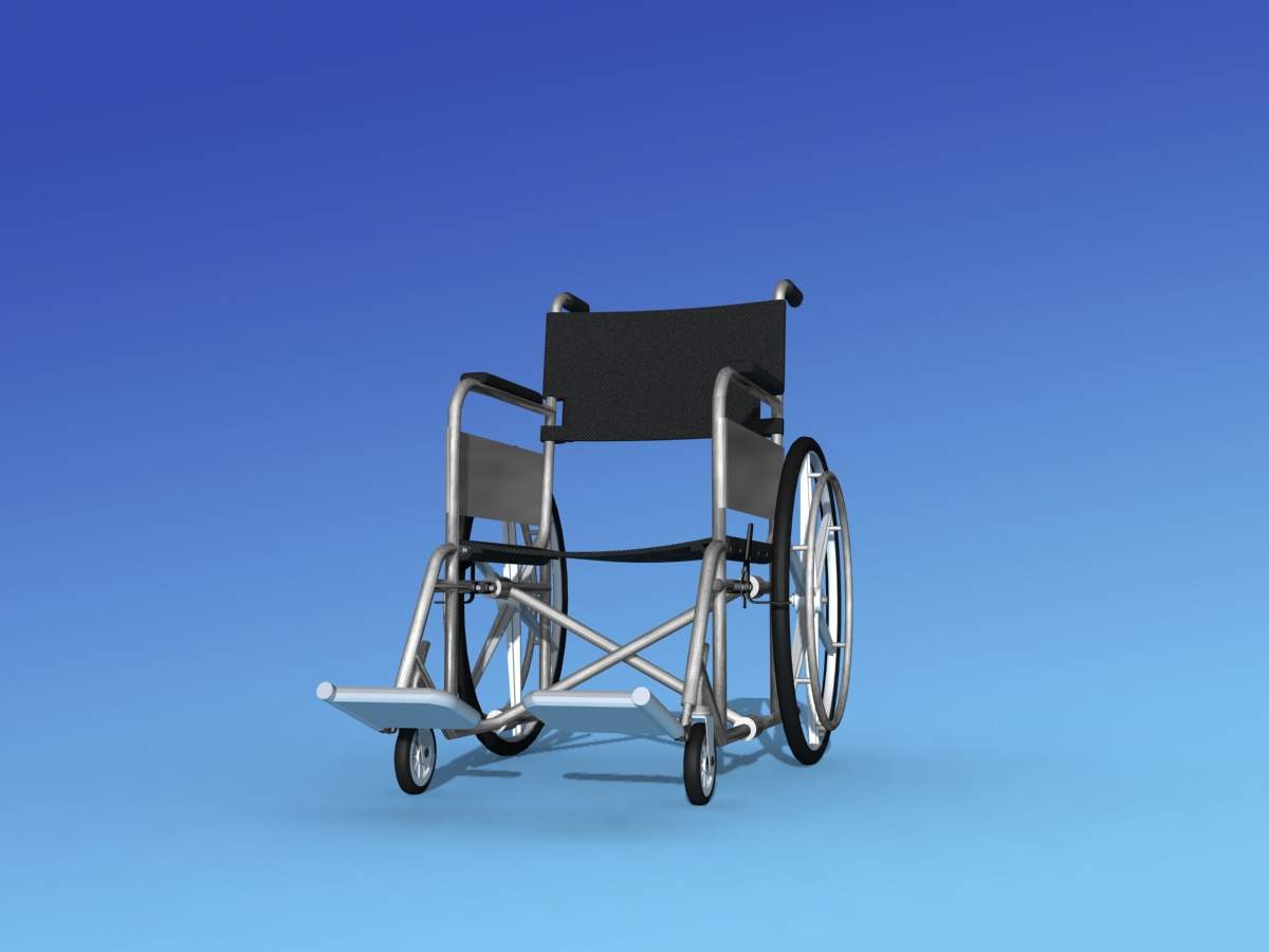 Wheel Chair - 3D Model by Dreamscape Studios