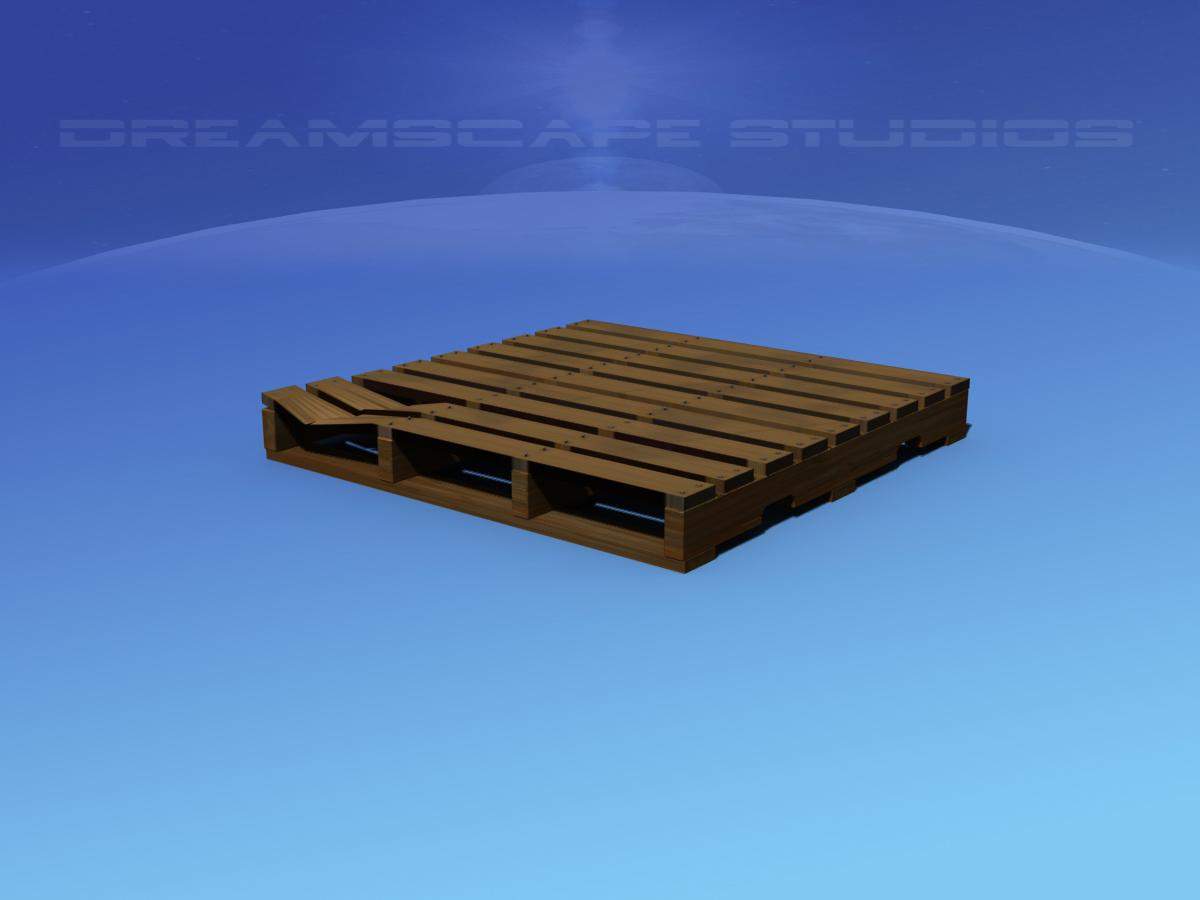 Wood Pallet - 3D Model by Dreamscape Studios