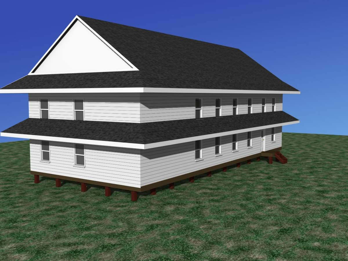 WWII Barracks - 3D Model by Dreamscape Studios