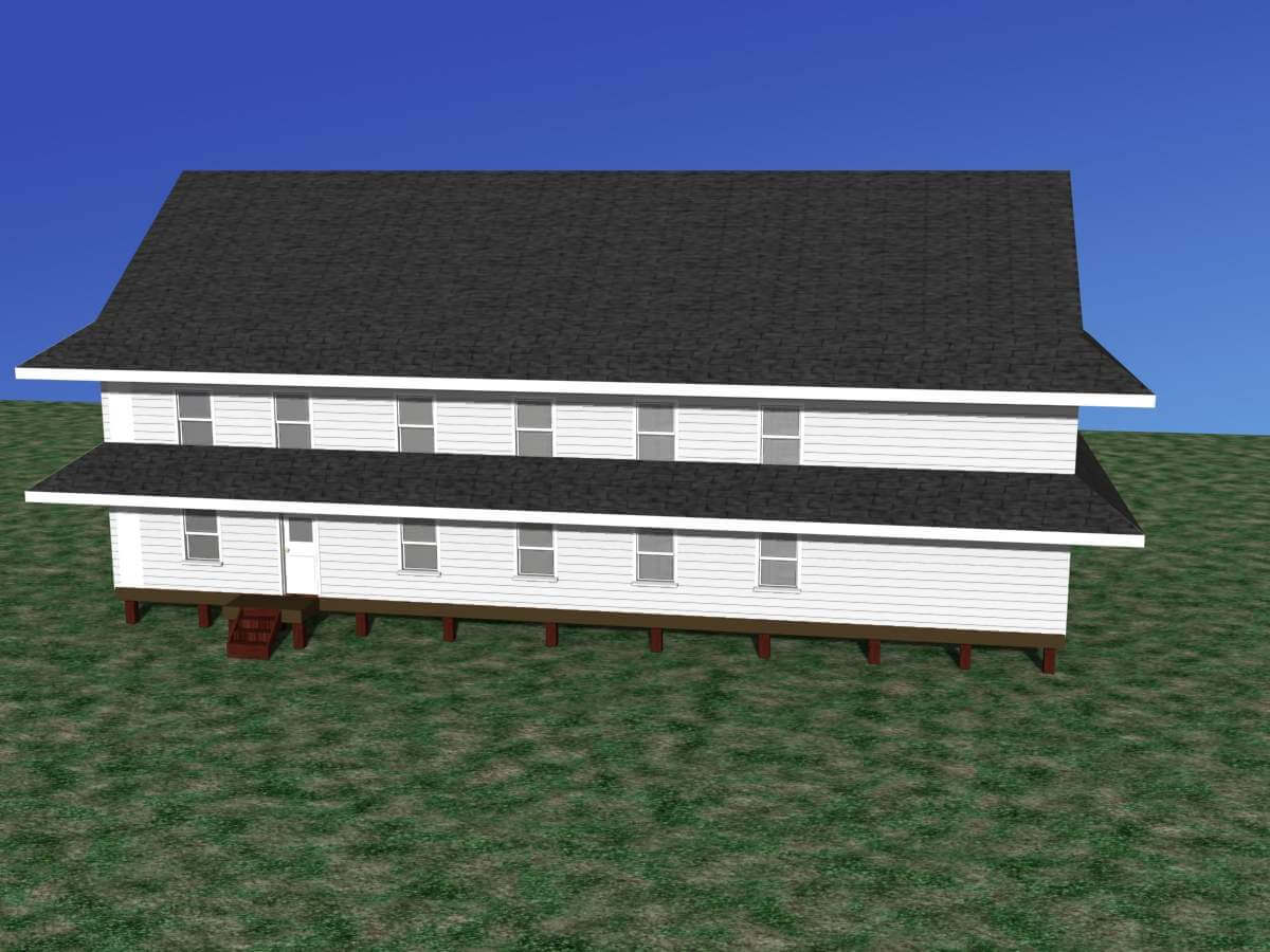 WWII Barracks - 3D Model by Dreamscape Studios