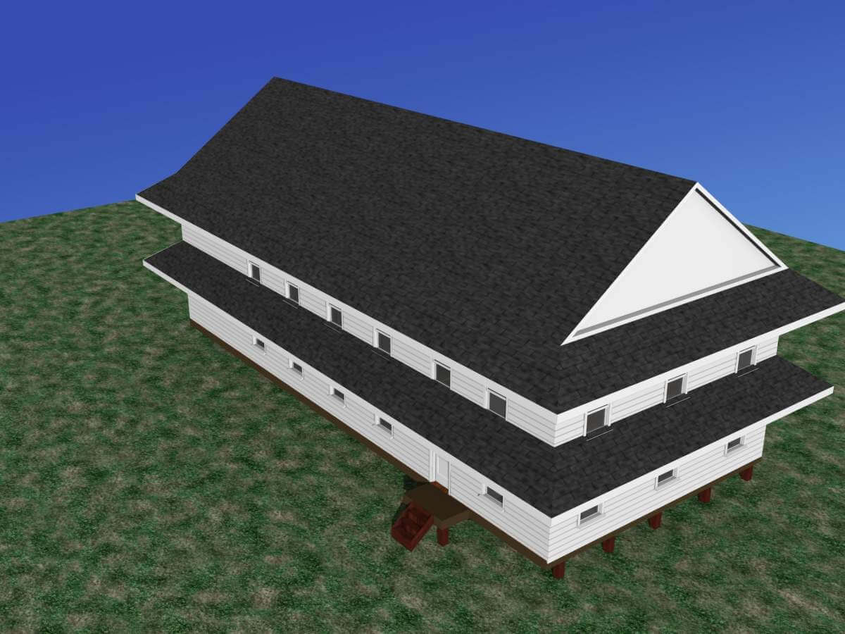 WWII Barracks - 3D Model by Dreamscape Studios