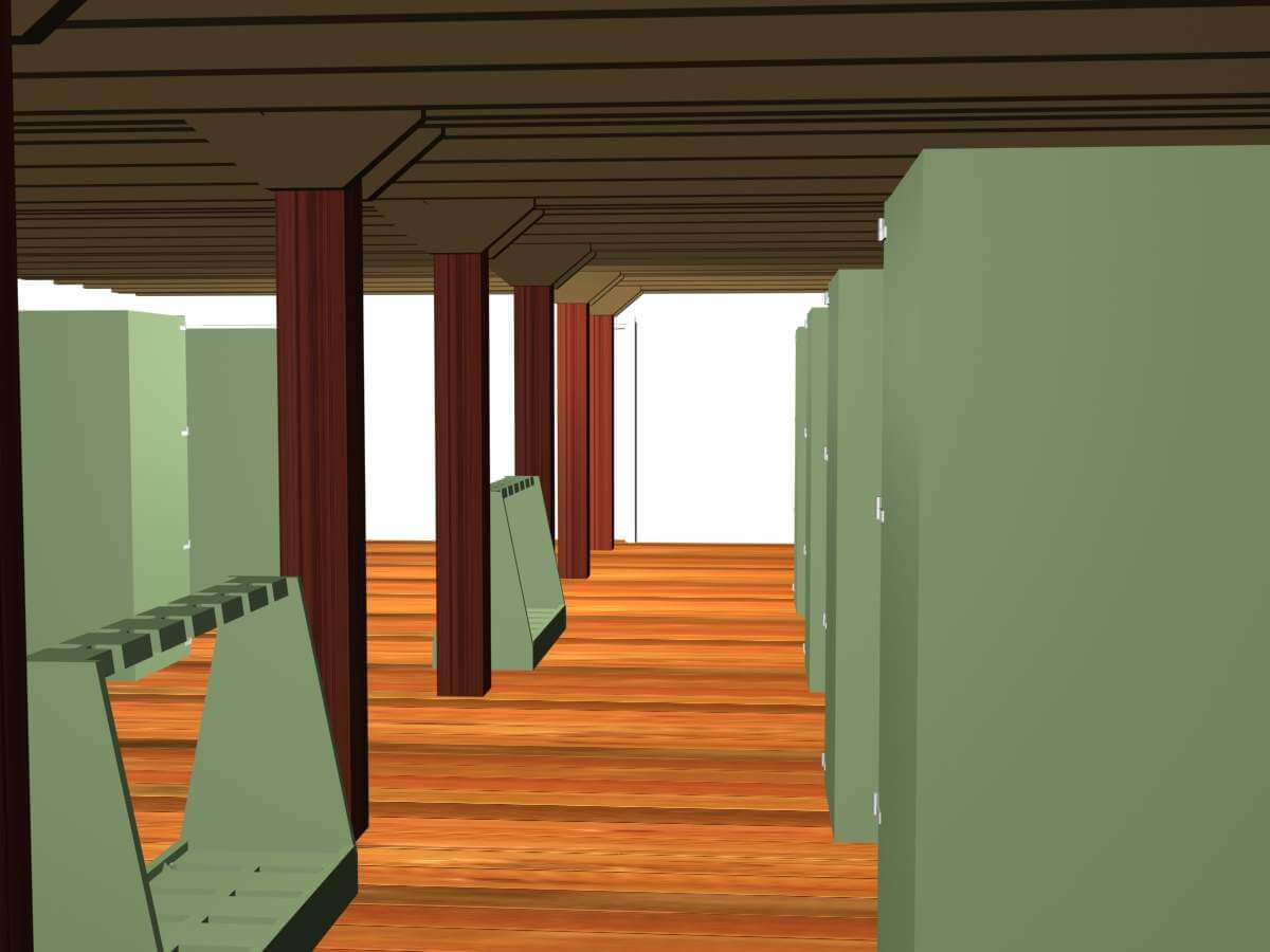 WWII Barracks - 3D Model by Dreamscape Studios
