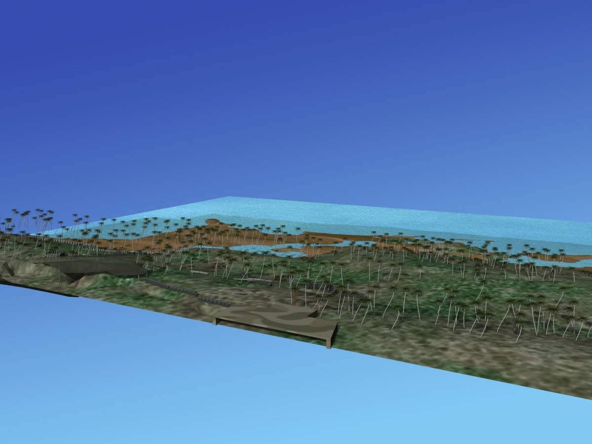 WWII Battlefield - 3D Model by Dreamscape Studios