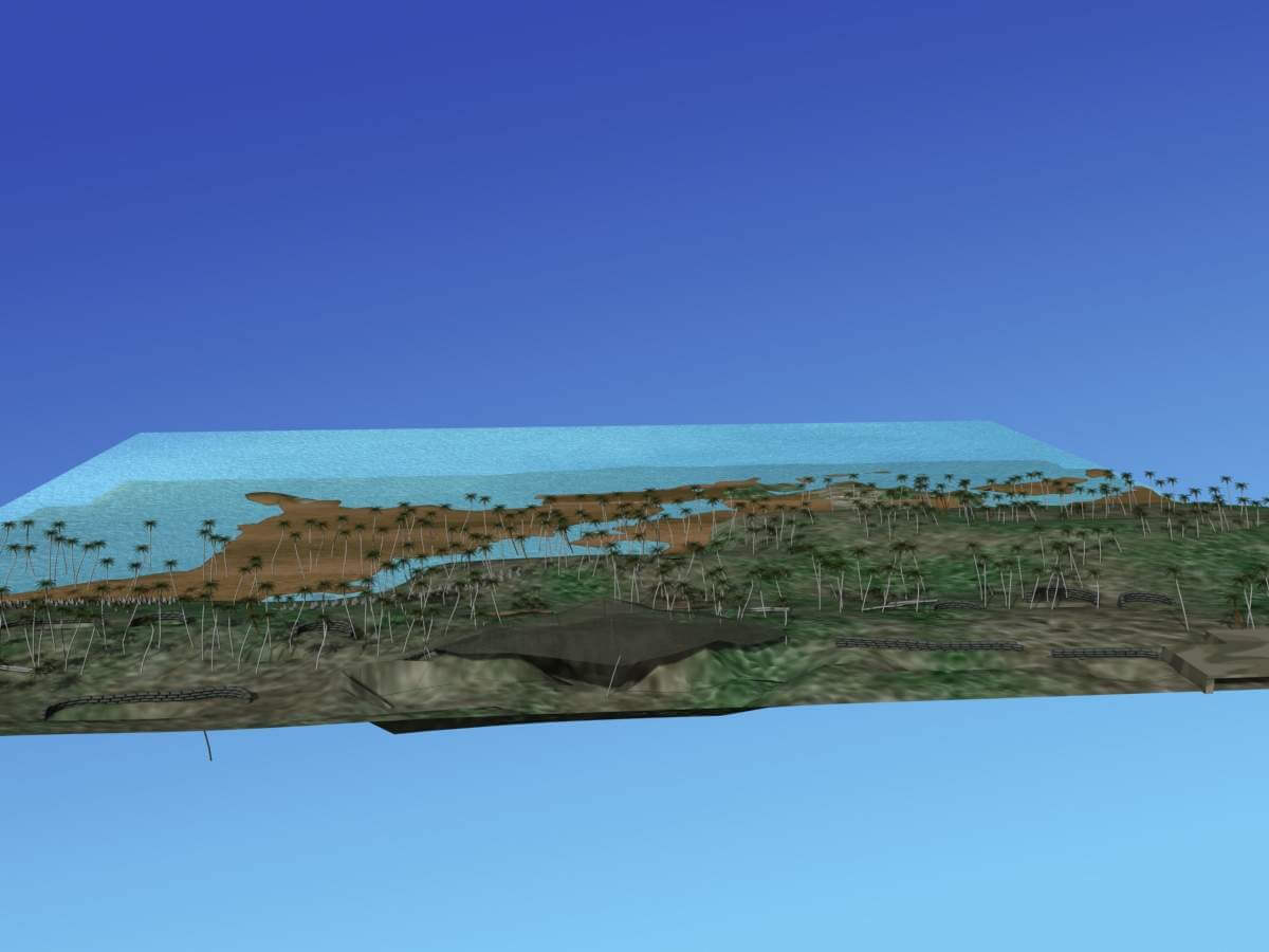 WWII Battlefield - 3D Model by Dreamscape Studios