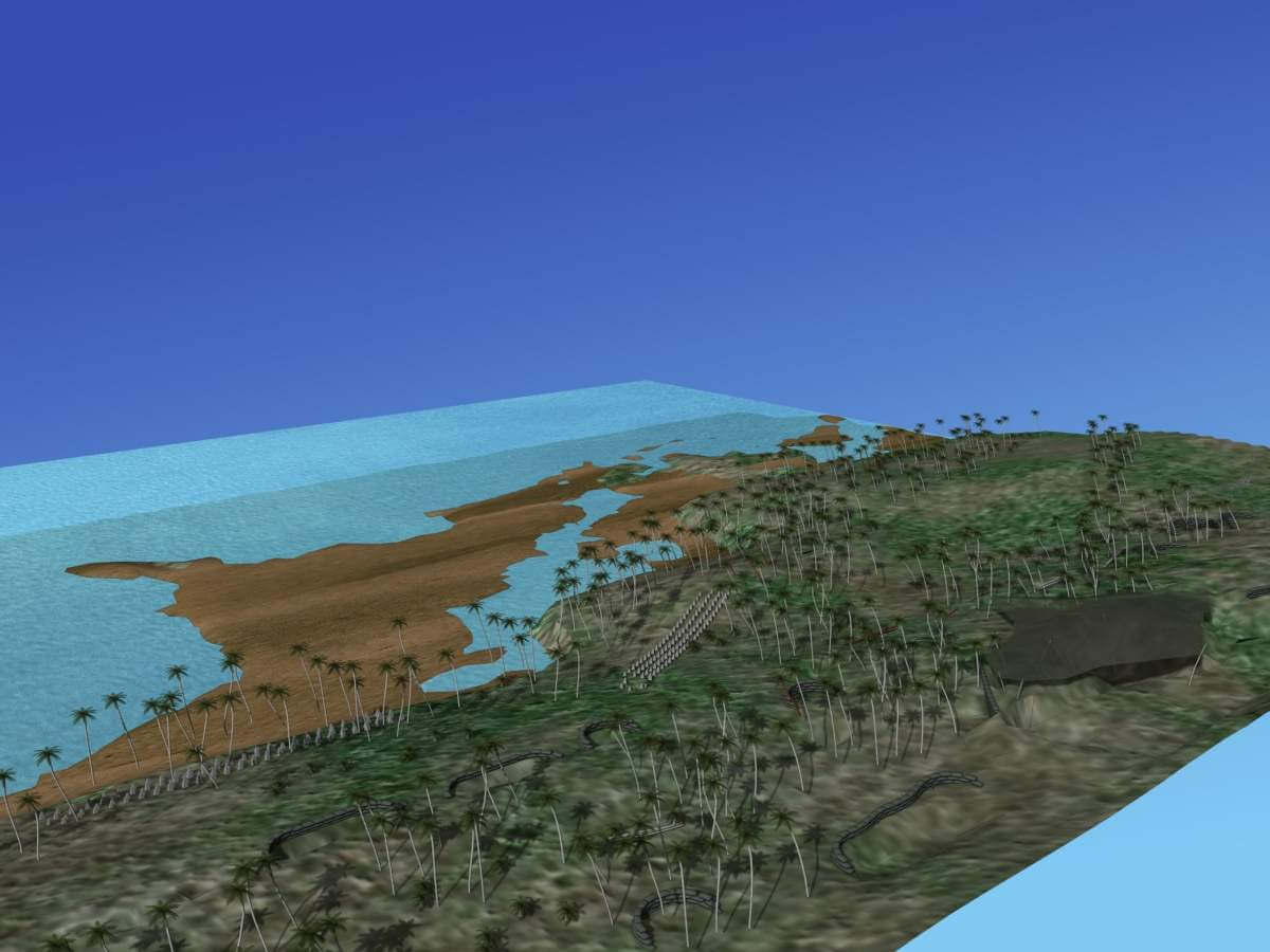 WWII Battlefield - 3D Model by Dreamscape Studios